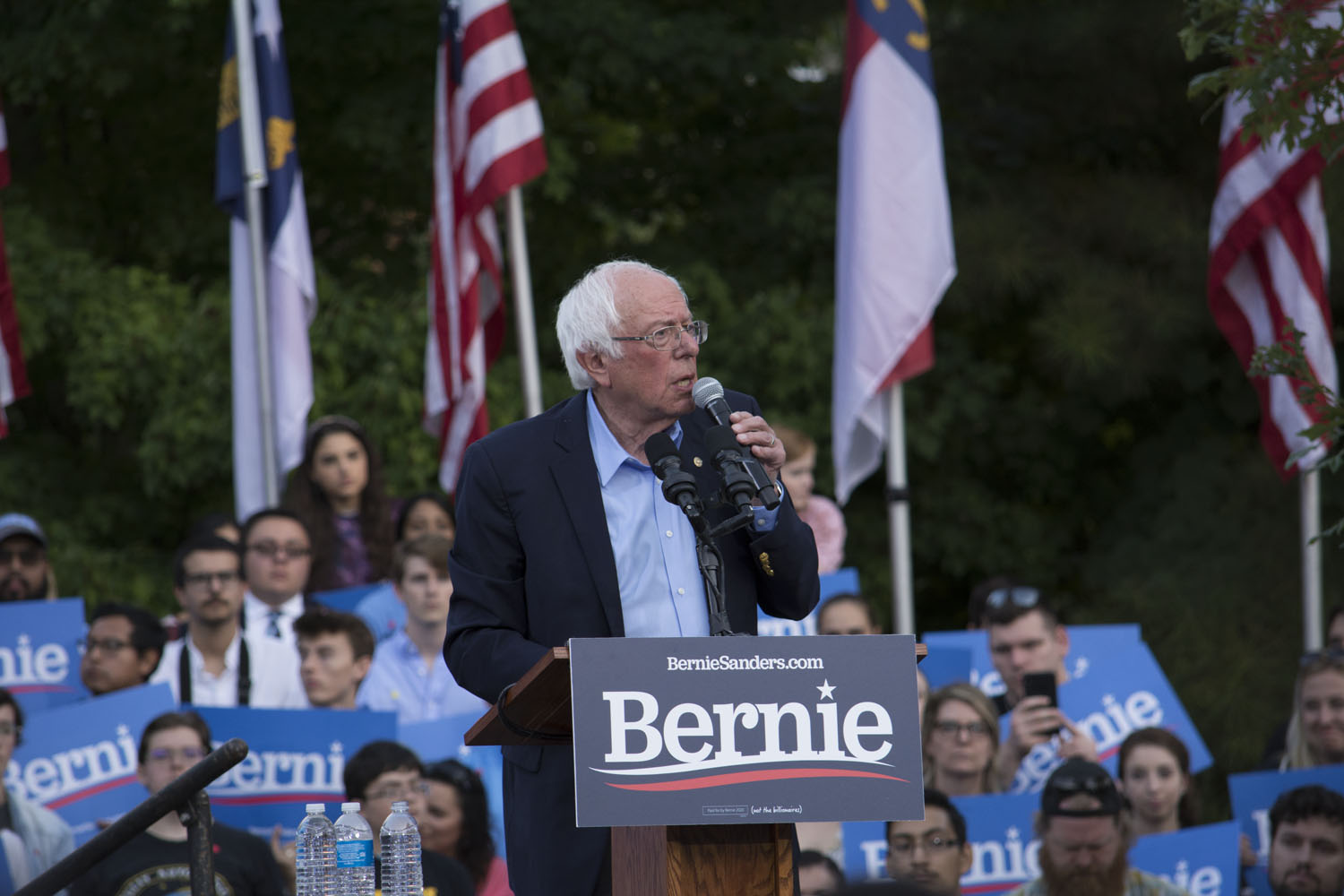Photo Gallery: Bernie Sanders Rally at UNC-Chapel Hill's Campus