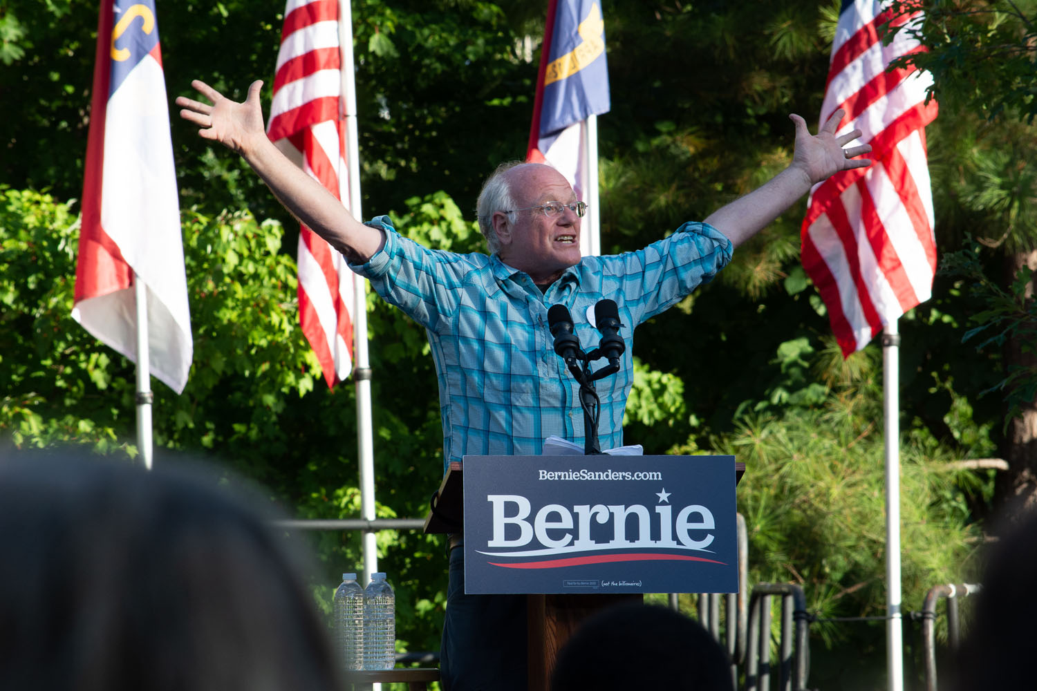 Photo Gallery: Bernie Sanders Rally at UNC-Chapel Hill's Campus