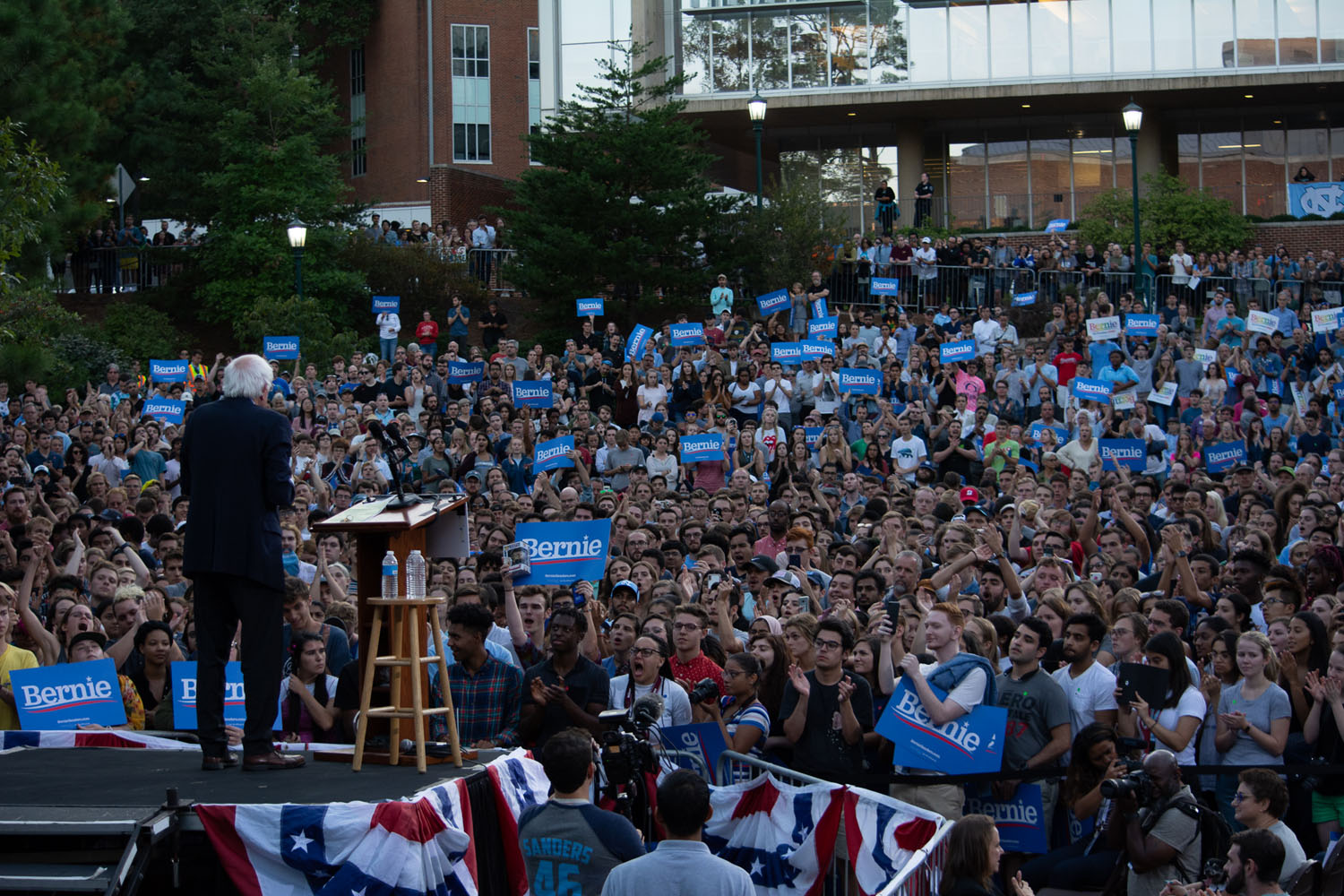Photo Gallery: Bernie Sanders Rally at UNC-Chapel Hill's Campus