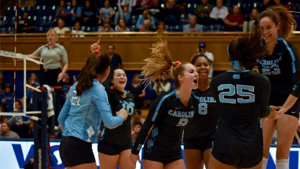 UNC Volleyball Defeats Duke in Rivalry Clash - Chapelboro.com UNC Volleyball Defeats Duke in Rivalry Clash - Chapelboro.com