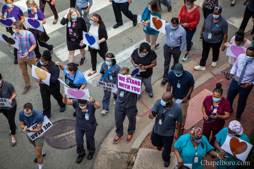 Photo Gallery: UNC Health Workers March in Support of the Black Lives ...