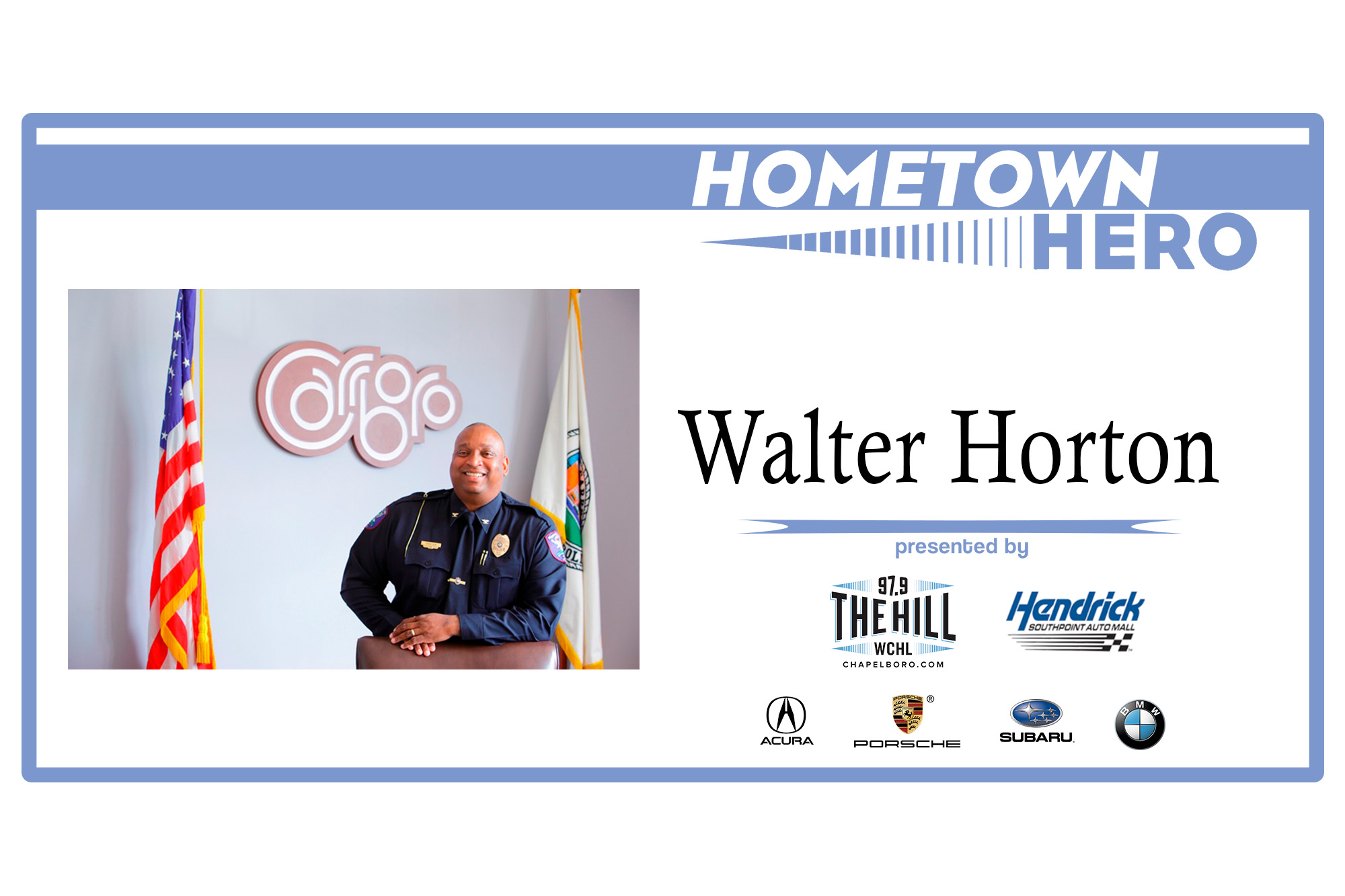 Hometown Hero: Carrboro Police Chief Walter Horton - Chapelboro.com