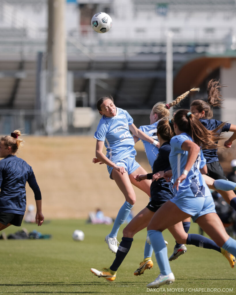 Photo Gallery: UNC Women's Soccer Faces NC Courage in Exhibition Game ...