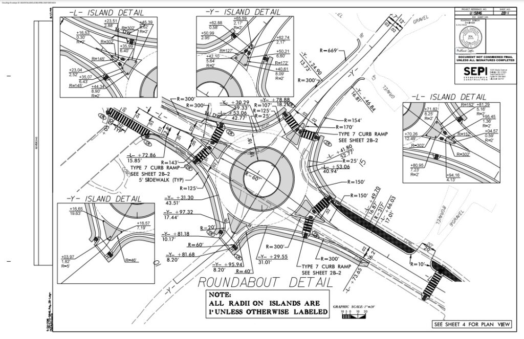 NCDOT: Traffic Shift Set for Tuesday at Carrboro Roundabout ...