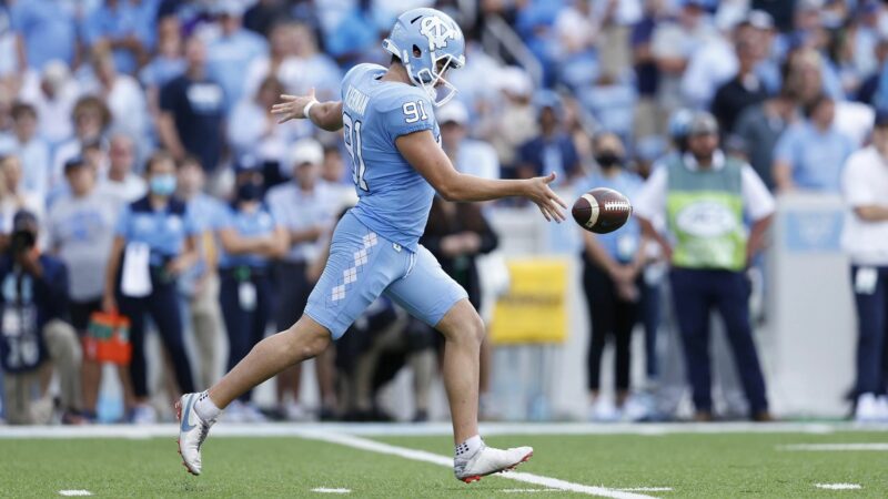 UNC's Ben Kiernan Named Ray Guy Punter of the Week - Chapelboro.com