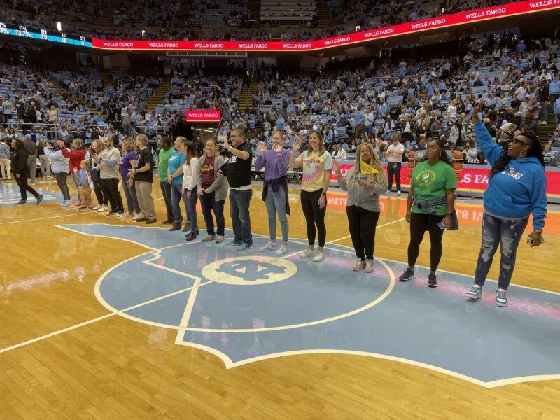 CHCCS Principals and Leaders Honored at UNC Men's Basketball Game ...