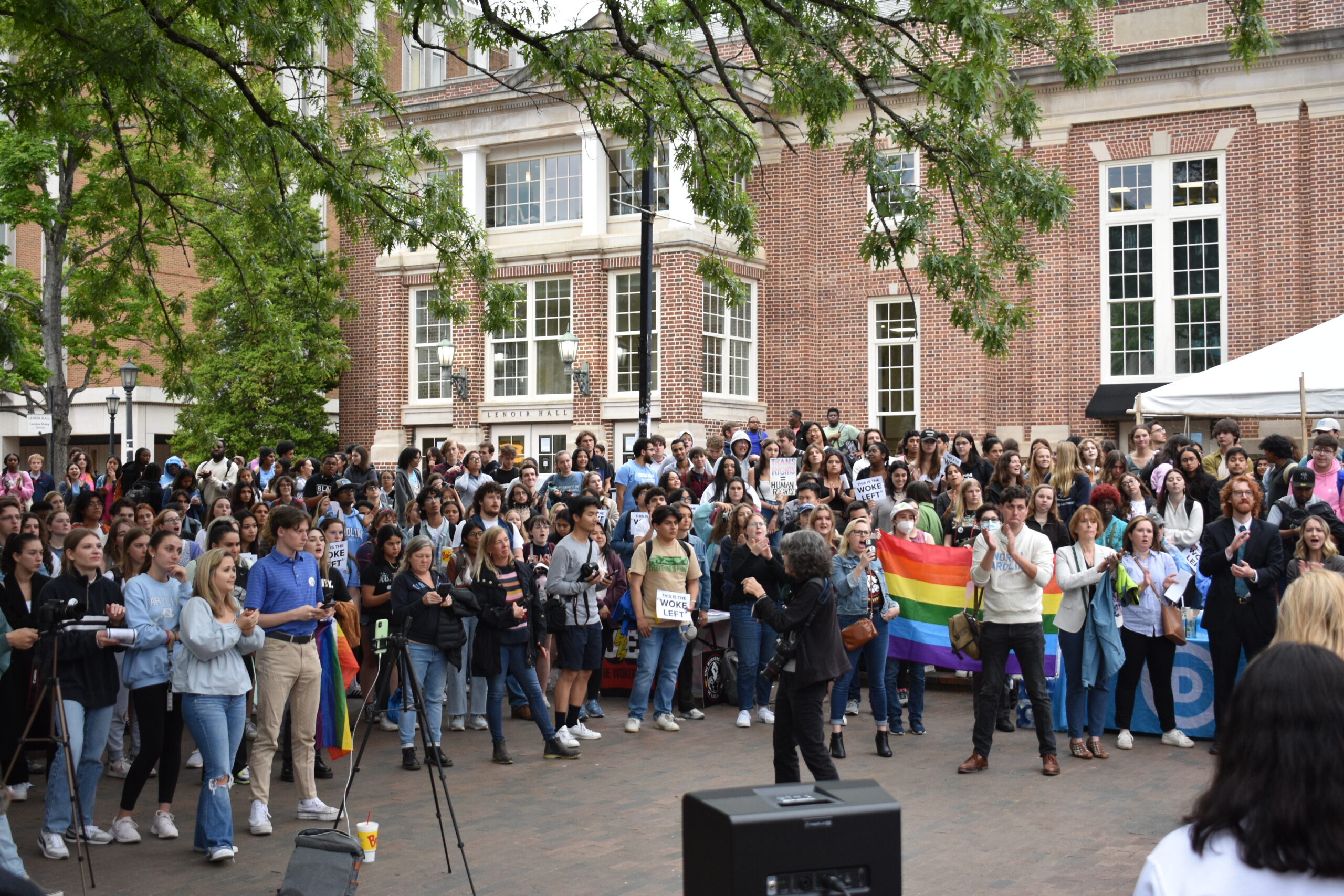 PHOTOS: UNC Young Democrats Rally Against Mike Pence Appearance ...