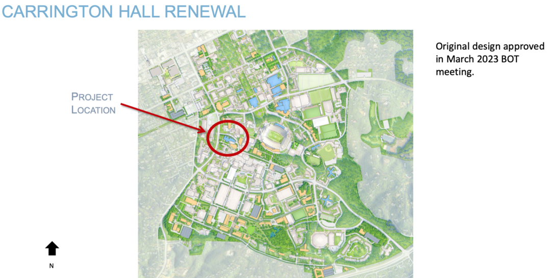 Carrington Hall has an Updated Design for the Capital Project ...