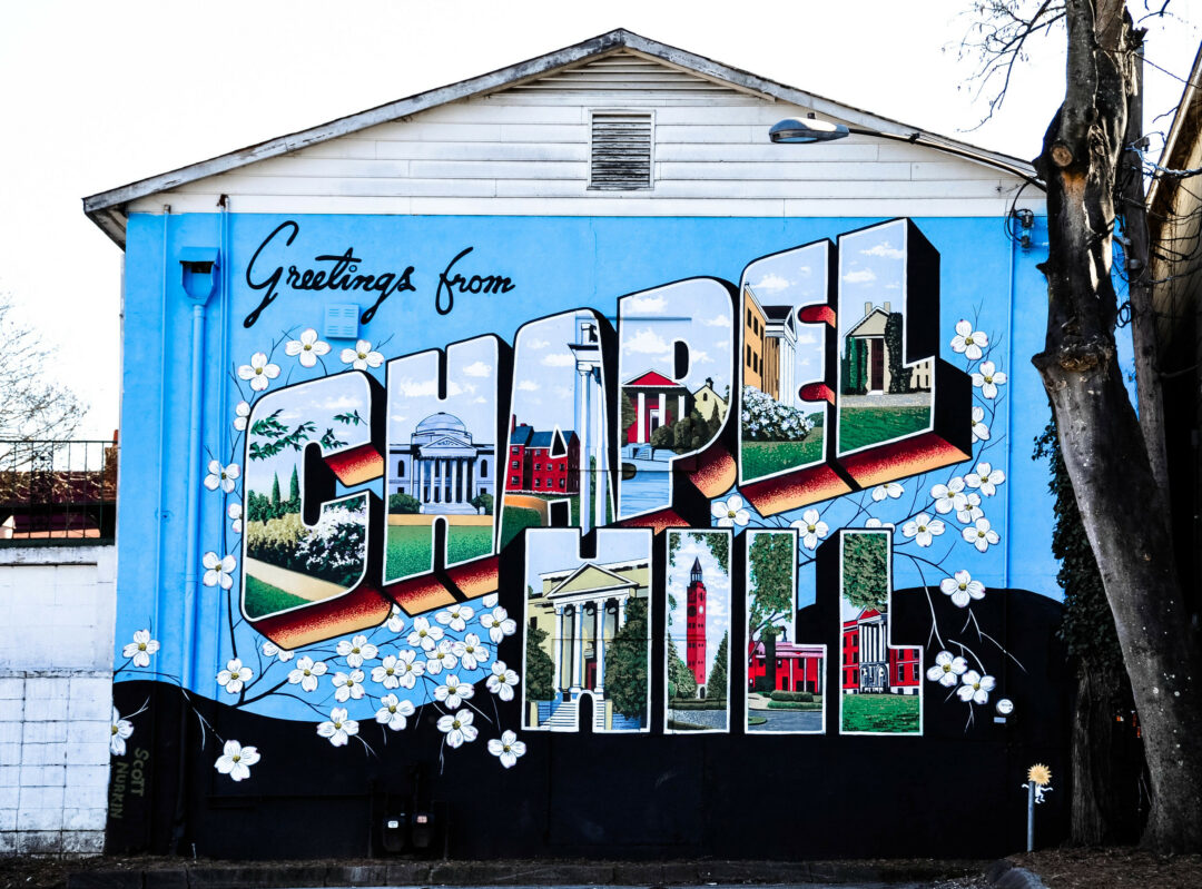 In an Urbanizing Landscape, Local Murals Capture Chapel Hill’s Spirit ...