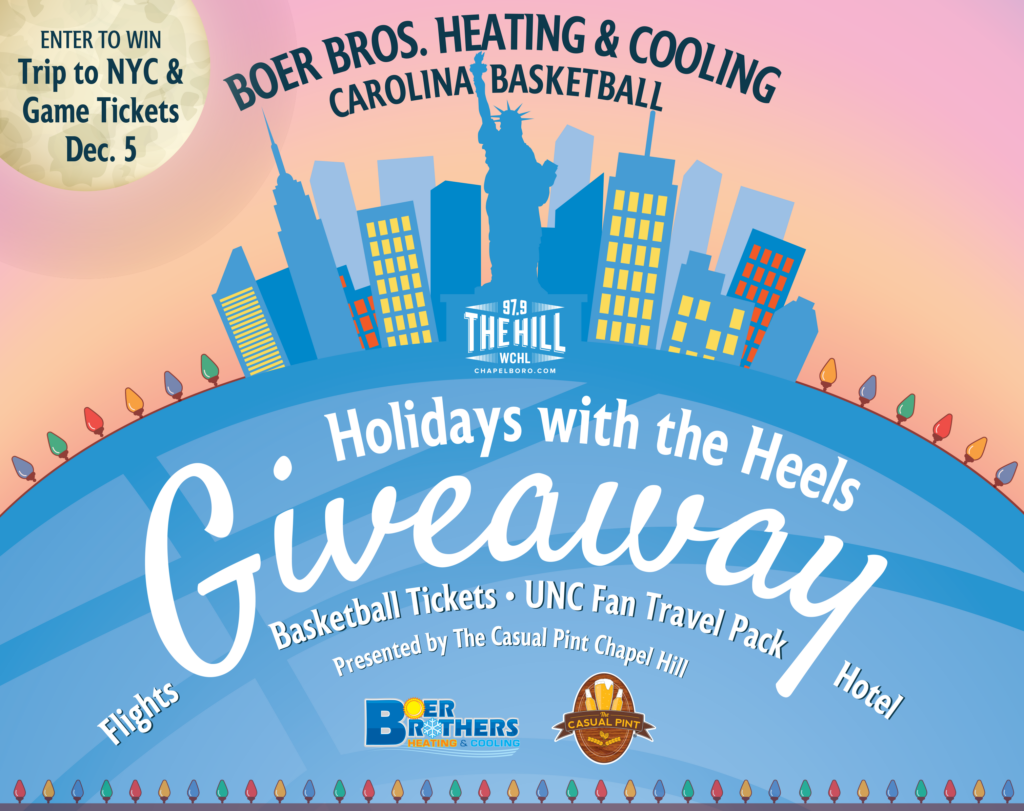 Holidays with the Heels Giveaway - Chapelboro.com