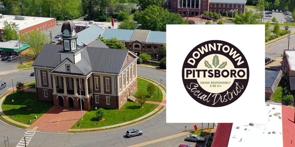 pittsboro social district logo courthouse overlay formatted ...