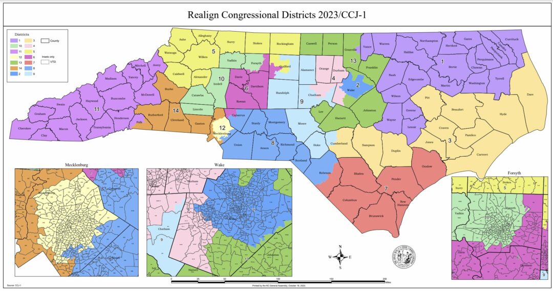 North Carolina Republicans Pitch Congress Maps That Could Help Them Pick Up 3 or 4 Seats Next ...