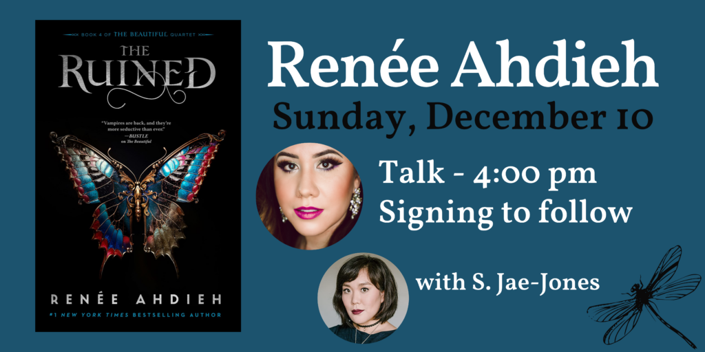 Renée Ahdieh presents THE RUINED, with S. Jae-Jones - Chapelboro.com