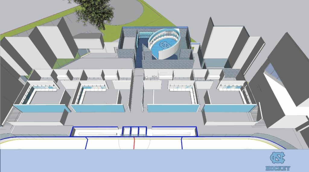 UNC Club Ice Hockey Shares Early Designs, Vision for $20 Million Arena ...