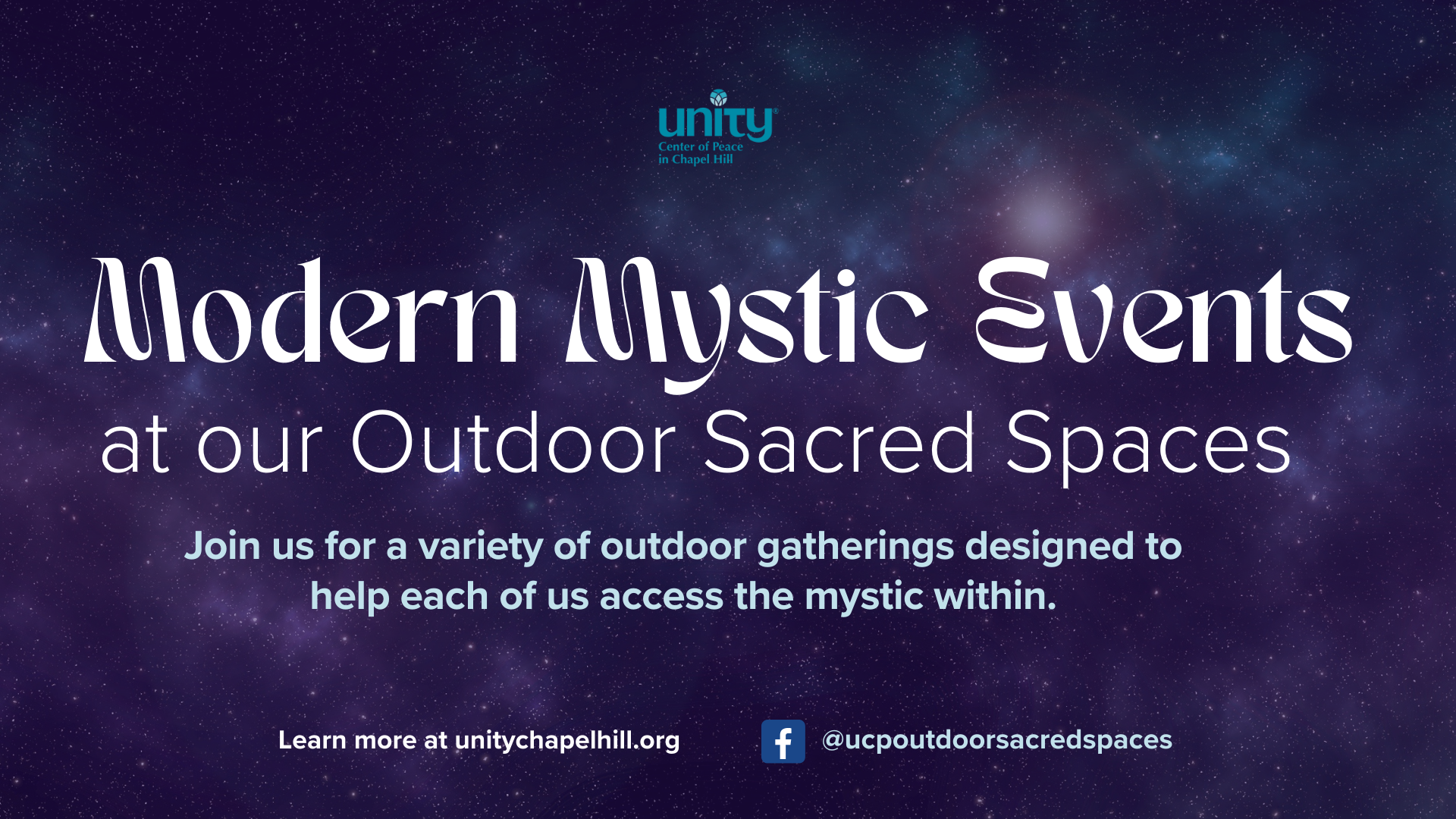 Outdoor Sacred Spaces January Event - Chapelboro.com