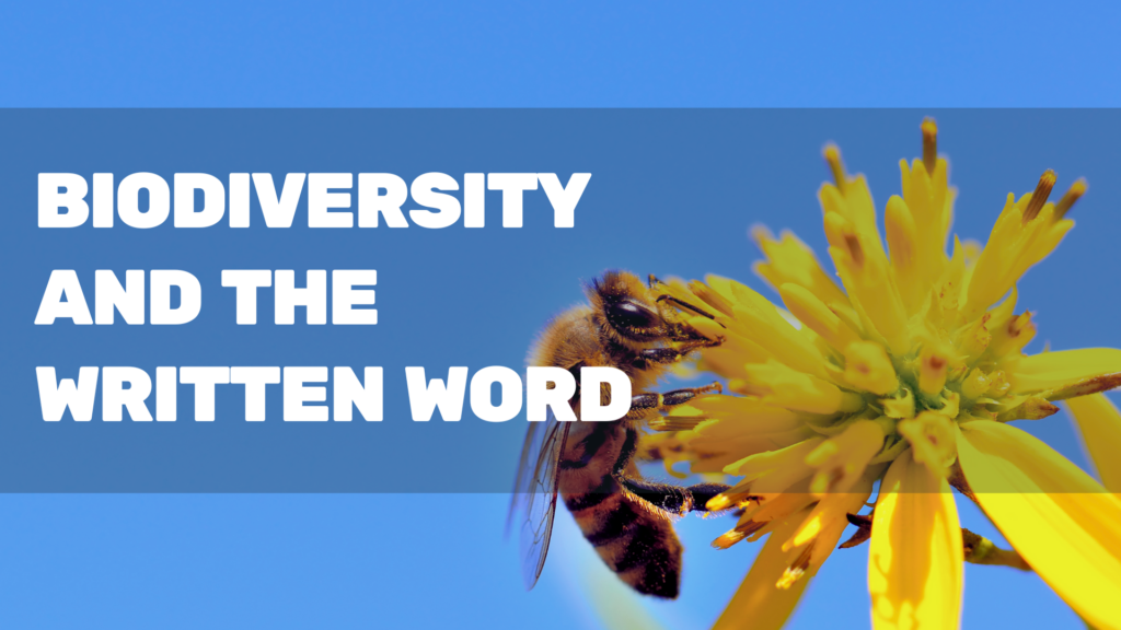Biodiversity and the Written World - Chapelboro.com
