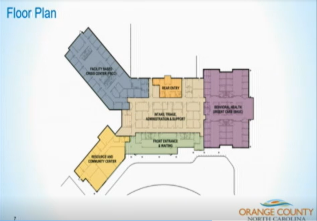 Floor Plan of Behavioral Health Facility - Chapelboro.com