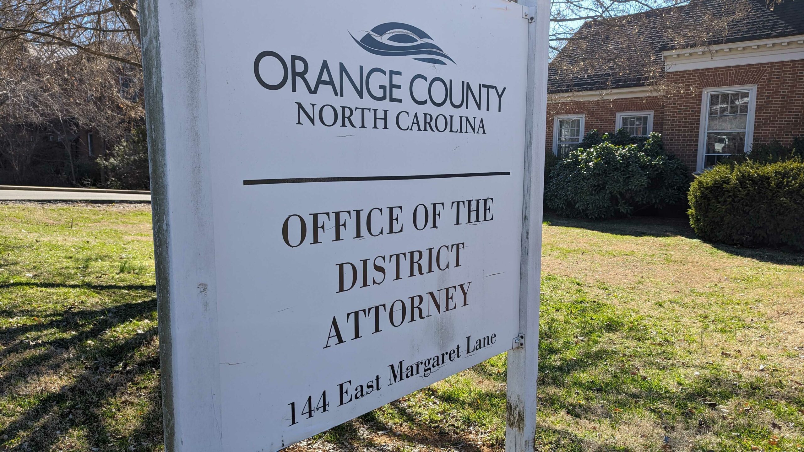 orange county district attorney office sign hillsborough - Chapelboro.com