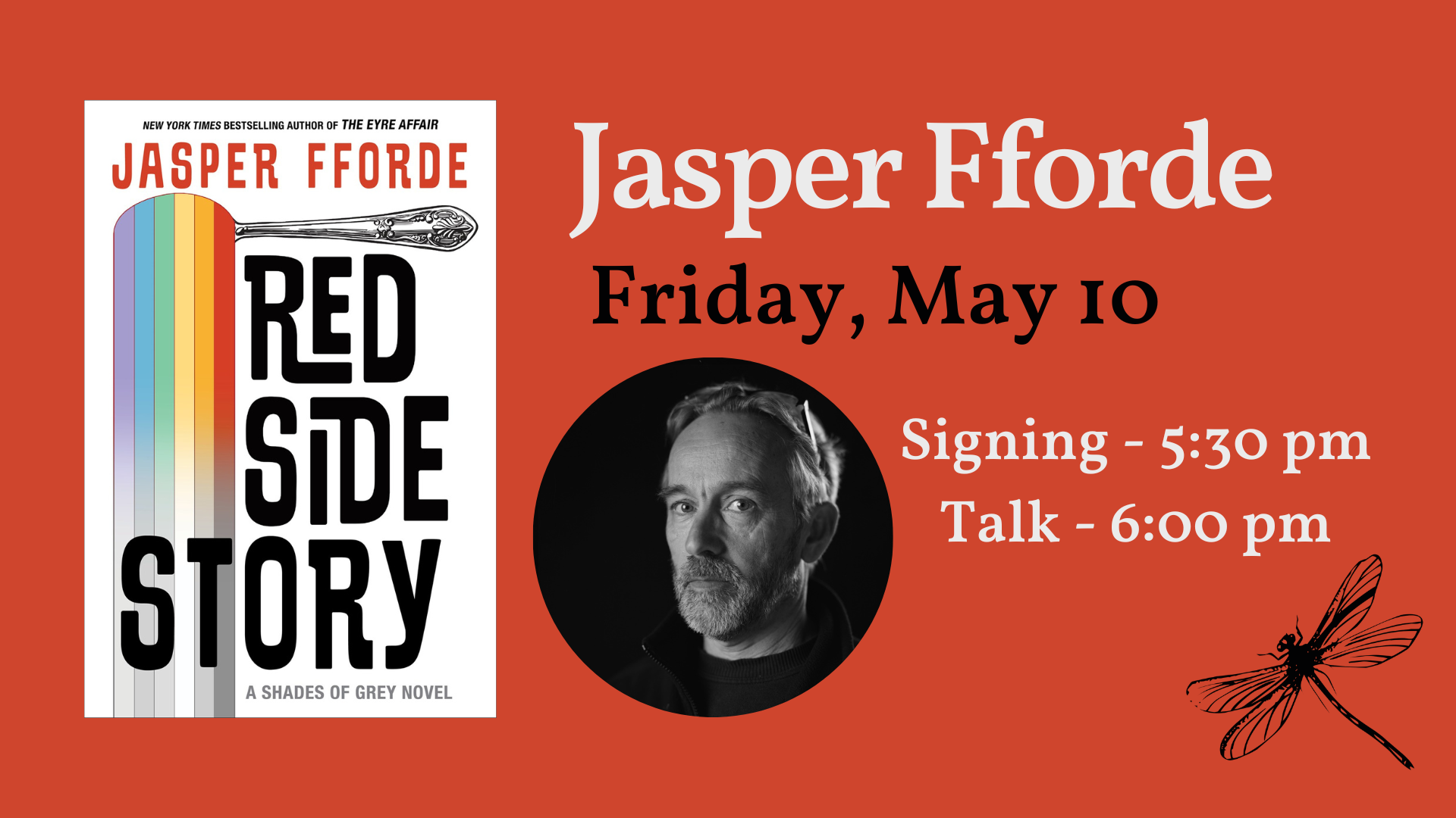 Jasper Fforde presents RED SIDE STORY - Chapelboro.com