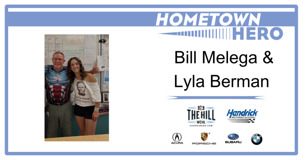Hometown Hero: Bill Melega and Lyla Berman - Chapelboro.com