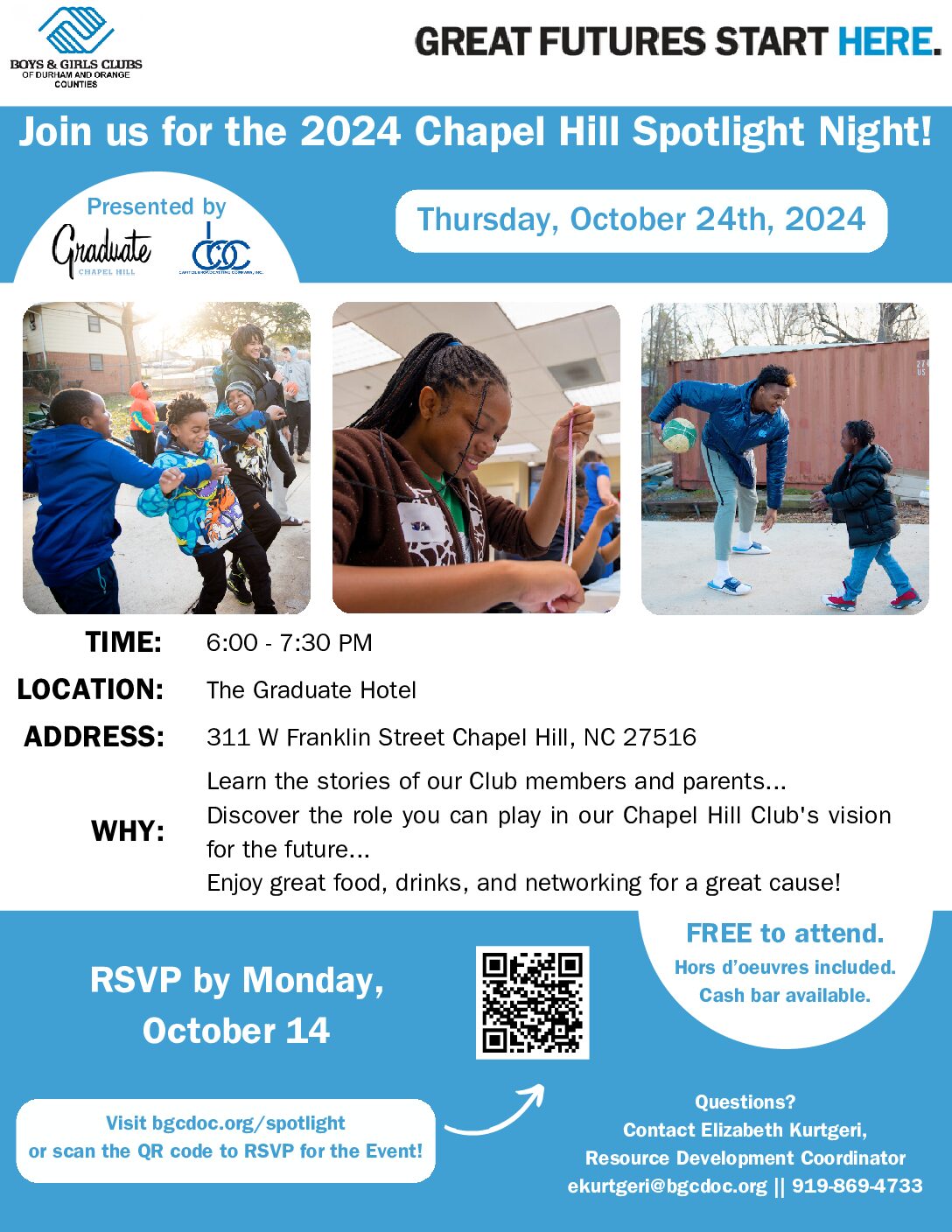 Boys & Girls Clubs of Durham and Orange Counties' 2024 Chapel Hill ...