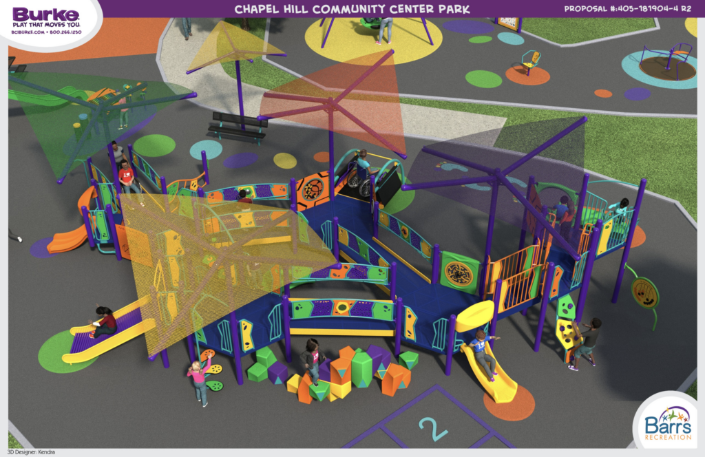 Chapel Hill Reveals Inclusive Playground Design and New Town Playground ...