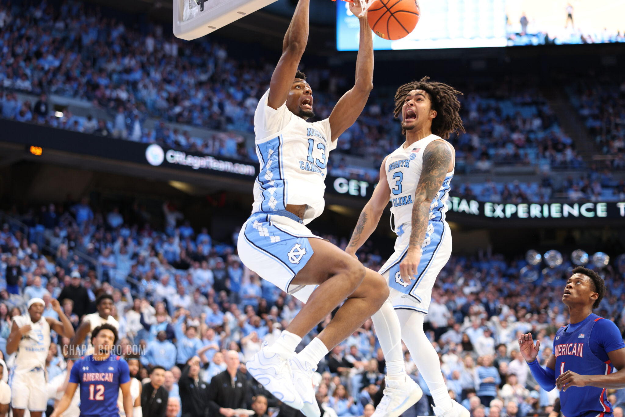 UNC's Elliot Cadeau and Jalen Washington Each Enter Names into Transfer ...