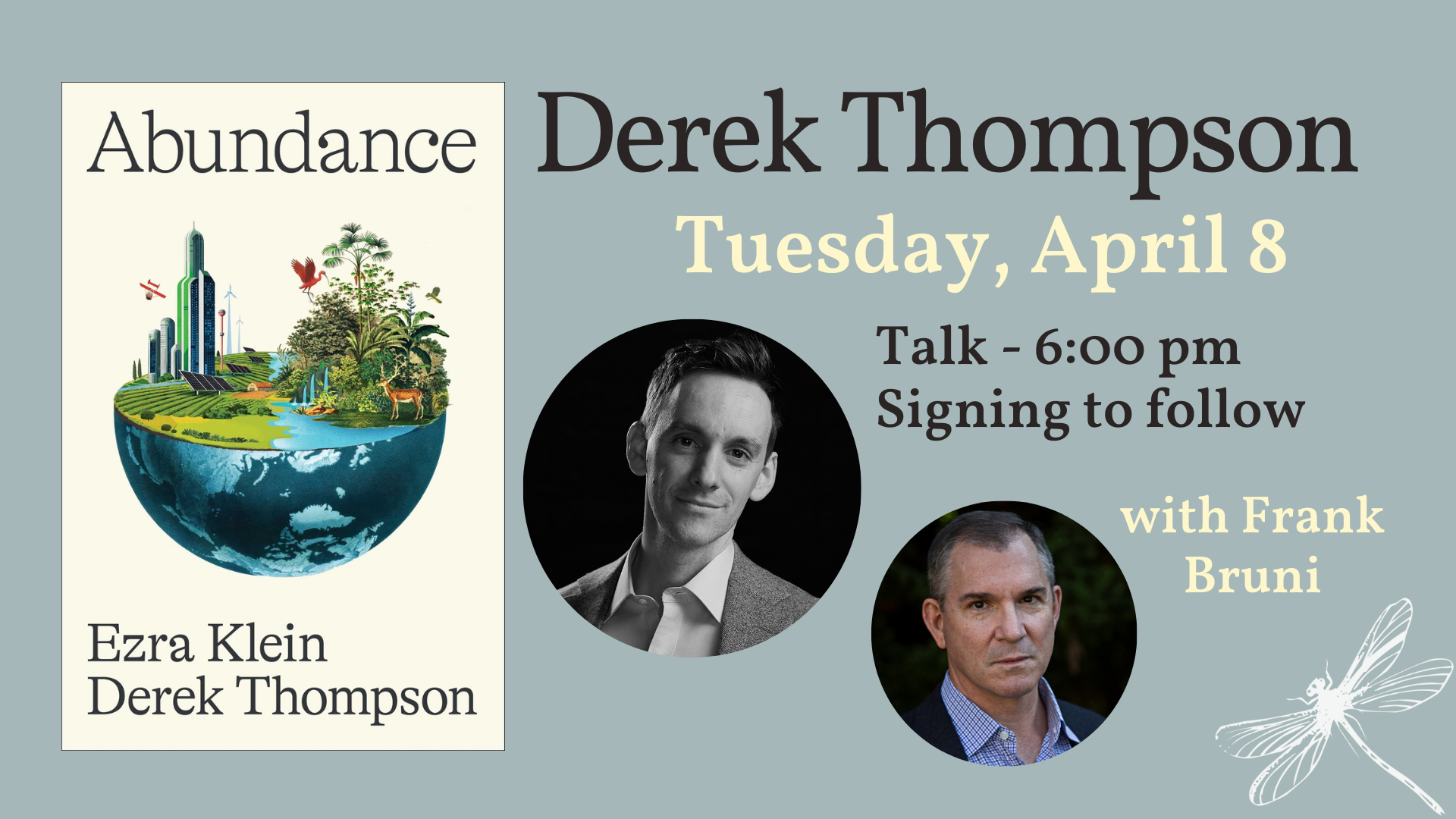Derek Thompson presents ABUNDANCE: What Progress Takes, with Frank ...