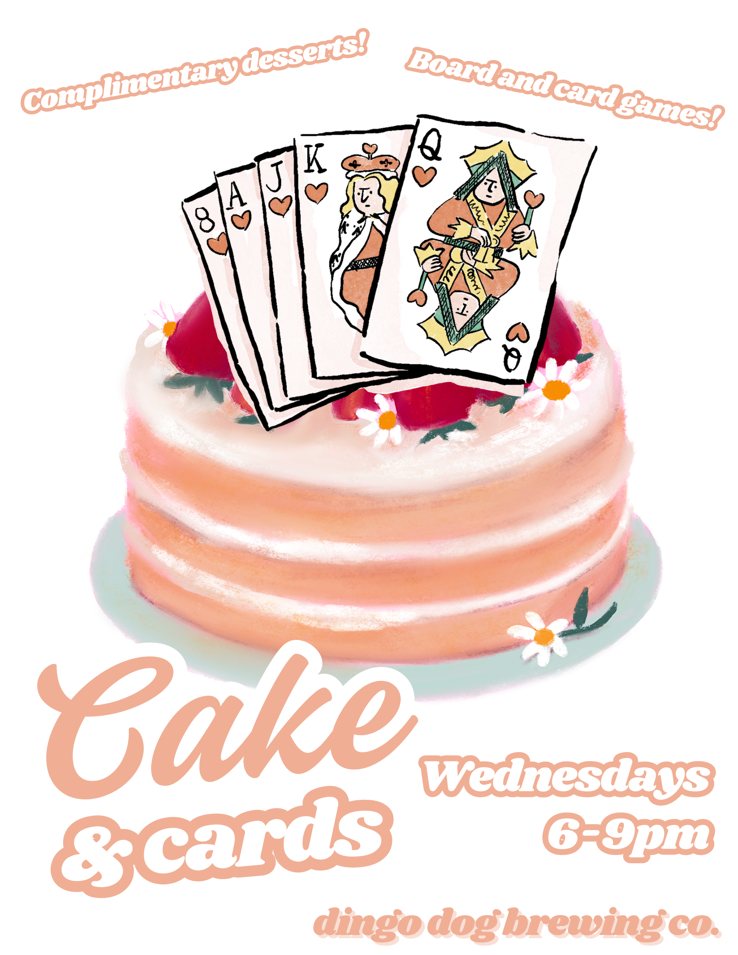 Cake and Cards at Dingo Dog Brewing Co. - Chapelboro.com
