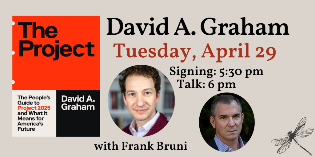 David A. Graham presents THE PROJECT, with Frank Bruni - Chapelboro.com