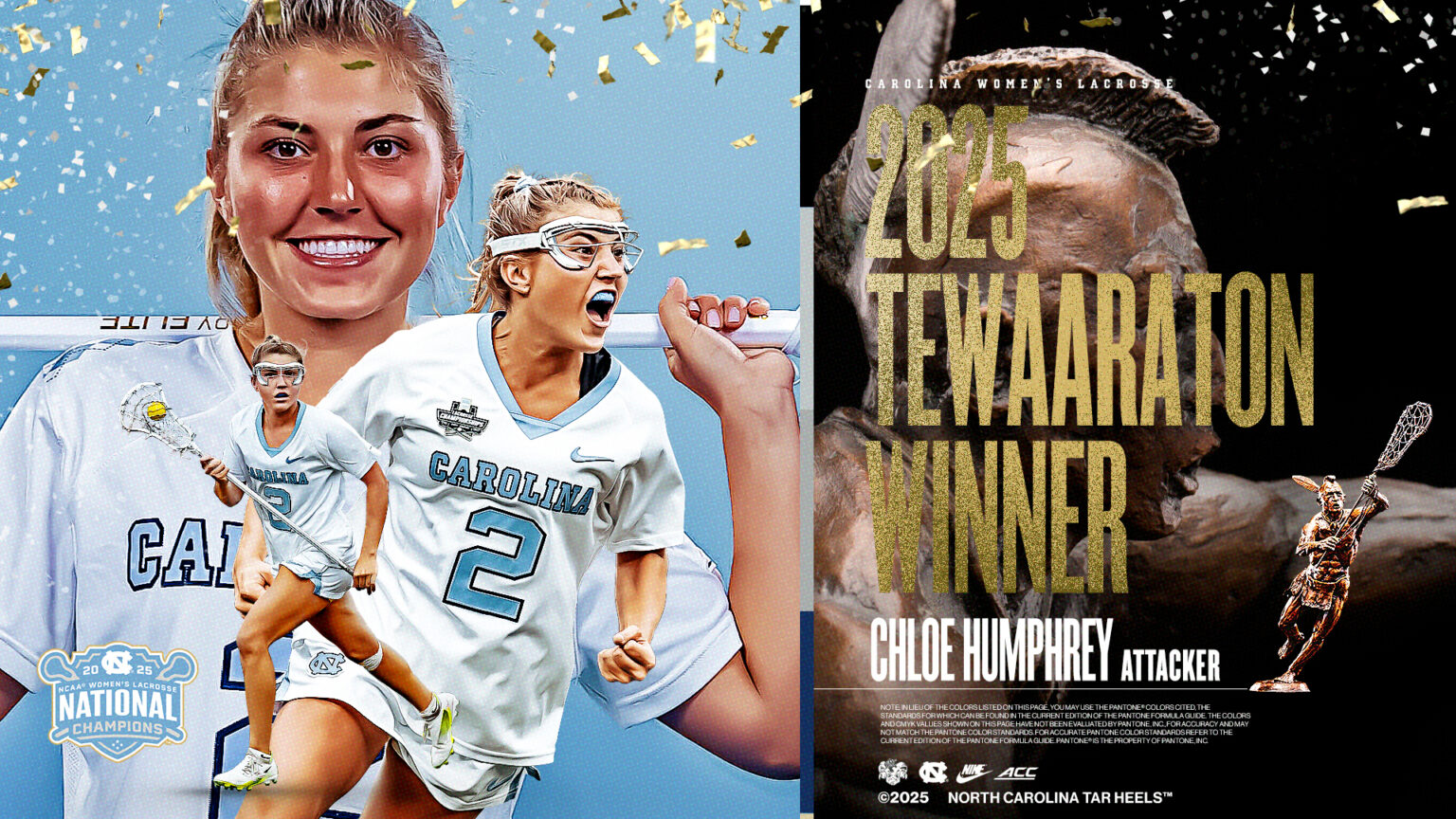 UNC Women's Lacrosse Star Chloe Humphrey Wins Tewaaraton Award ...