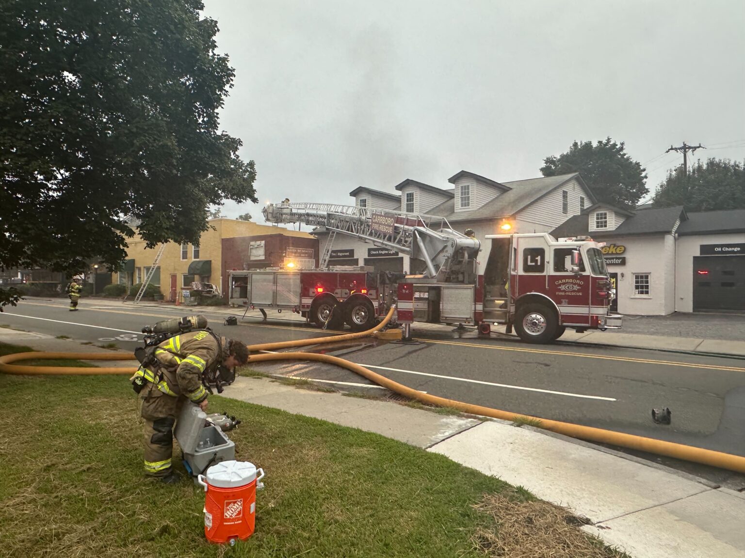 Carrboro Firefighters Respond to Smoke, Flames at Main Street Auto Shop ...