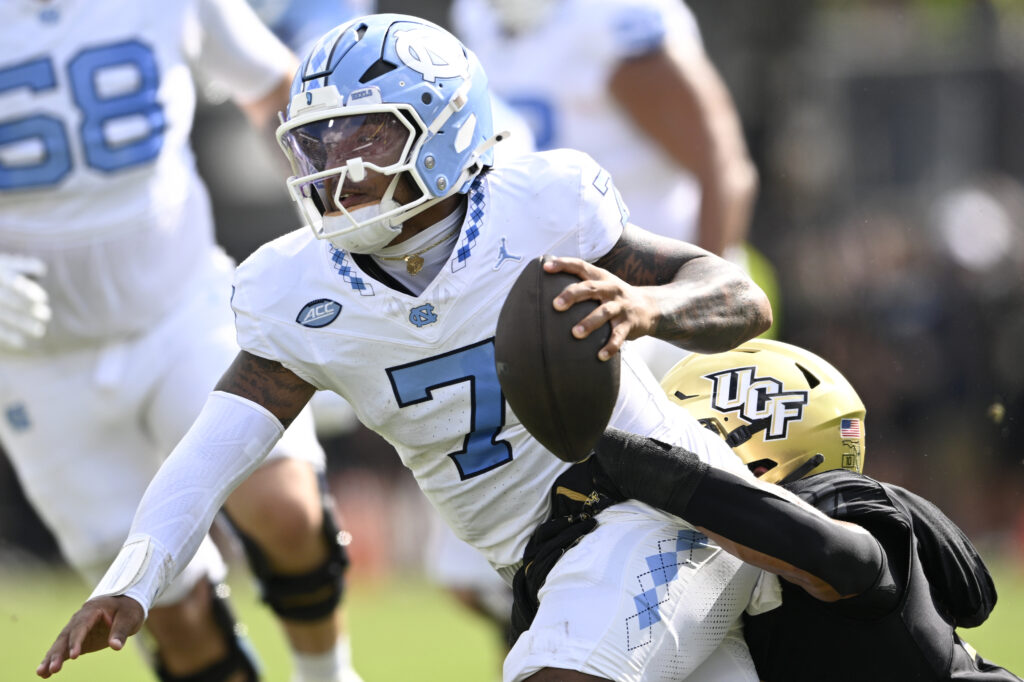 UCF Stifles UNC Football, Sends Tar Heels to Second Loss of 2025 Season ...