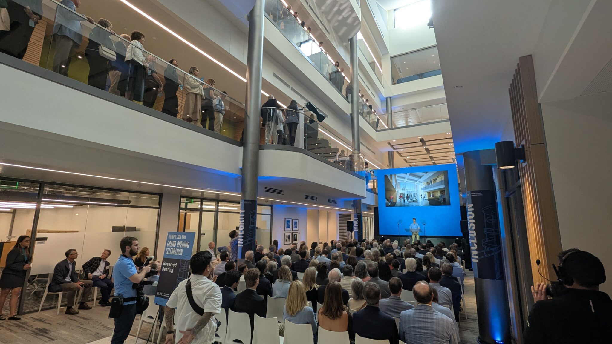 UNC Holds Ribbon-Cutting Ceremony for Business School Expansion ...