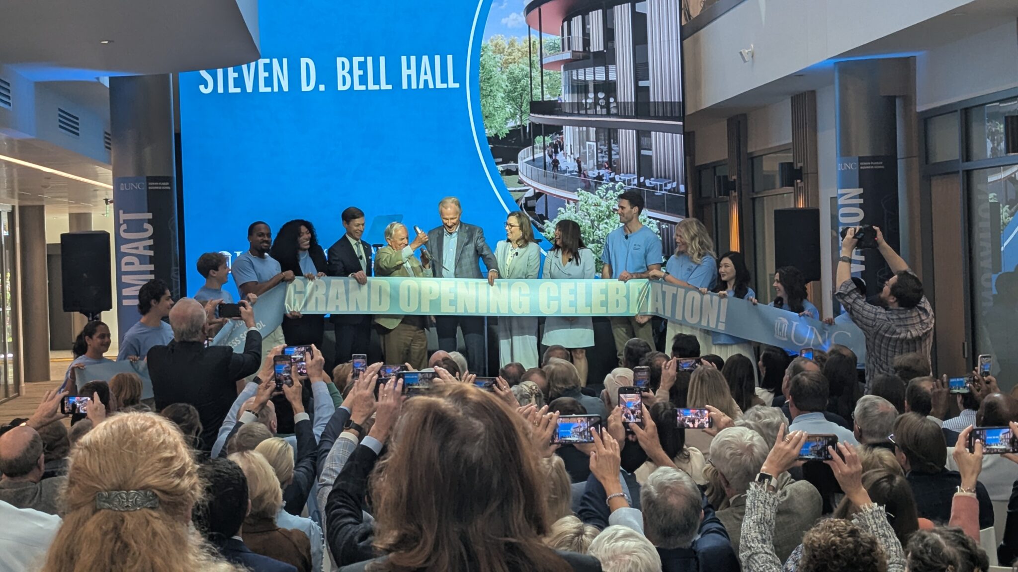 UNC Holds Ribbon-Cutting Ceremony for Business School Expansion ...