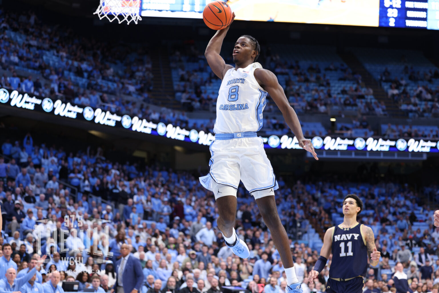 Caleb Wilson Sparks UNC Men's Basketball Past Navy; Players Call ...