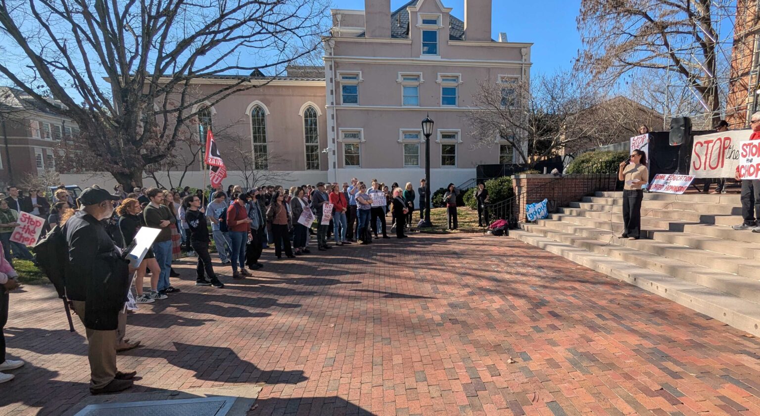 UNC Students, Faculty Rally as University Prepares to Shutter 6 Global ...
