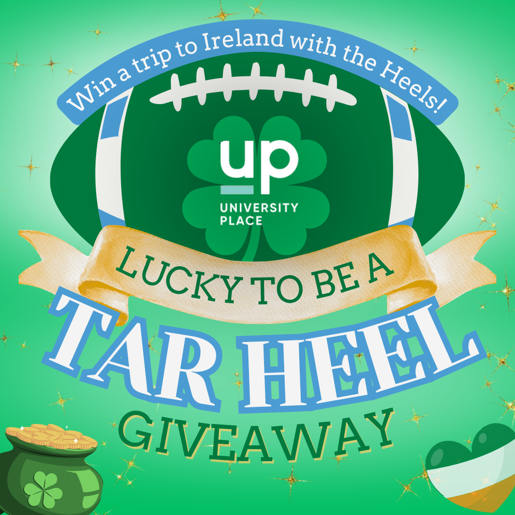 University Place Lucky To Be A Tar Heel Carolina Football Giveaway ...